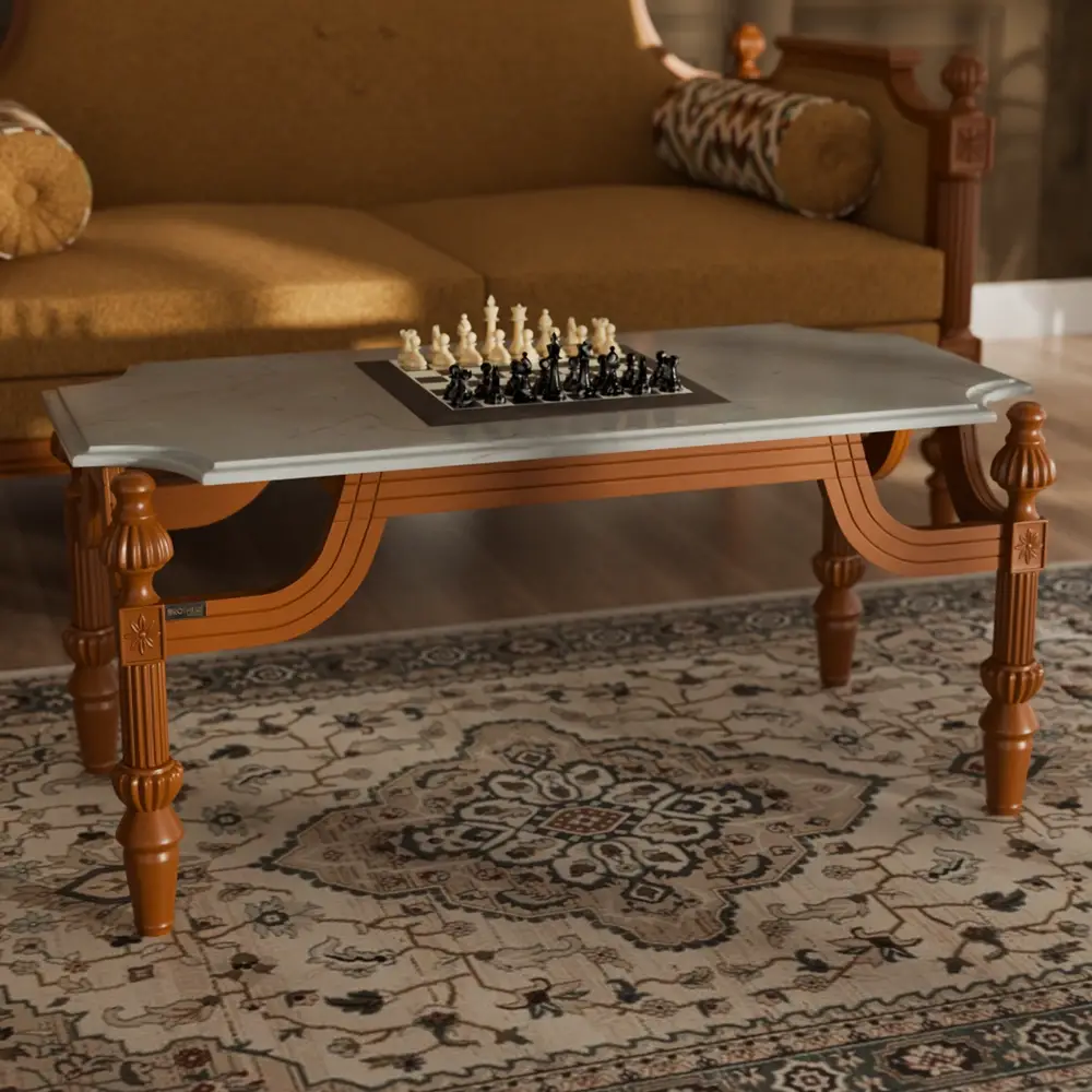 Shahenshah Center Table Marble-Premium Quality Brothers Furniture | BFL