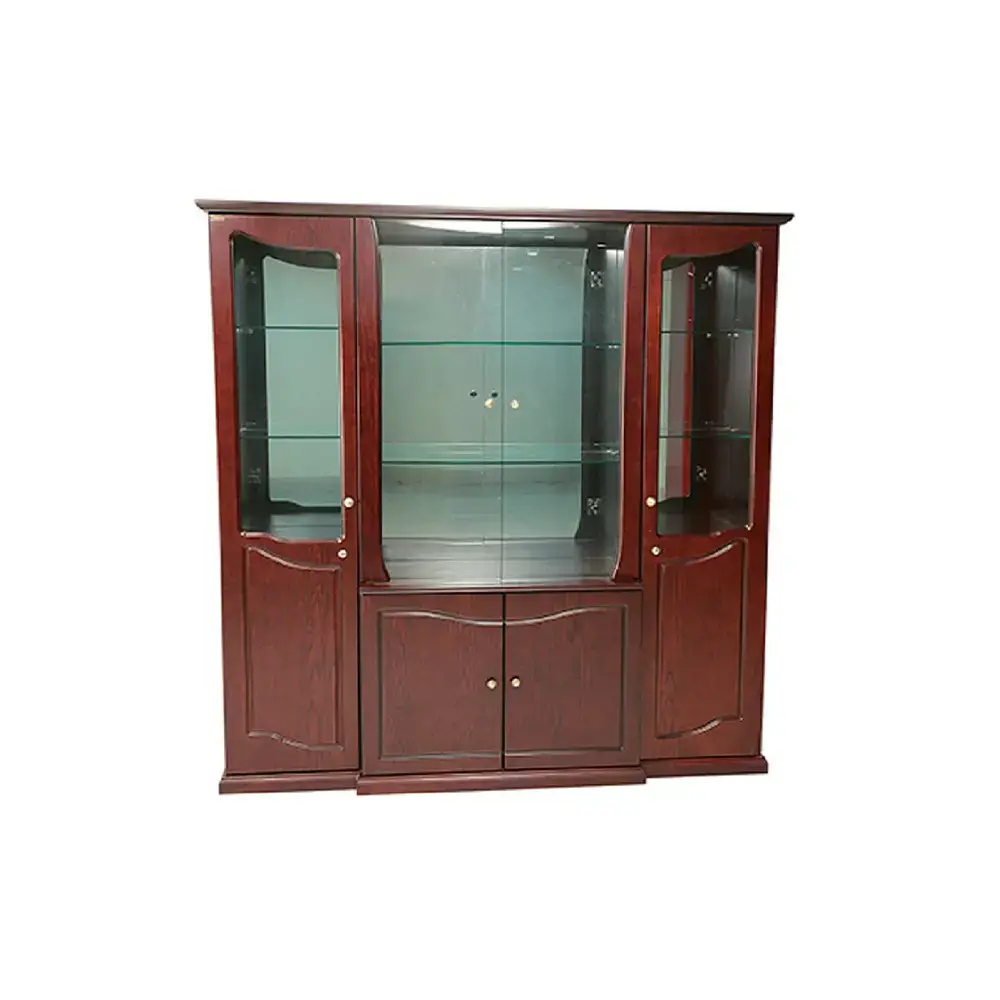 3-Part Melar Showcase Spacious Display Case-Brothers Furniture | BFL