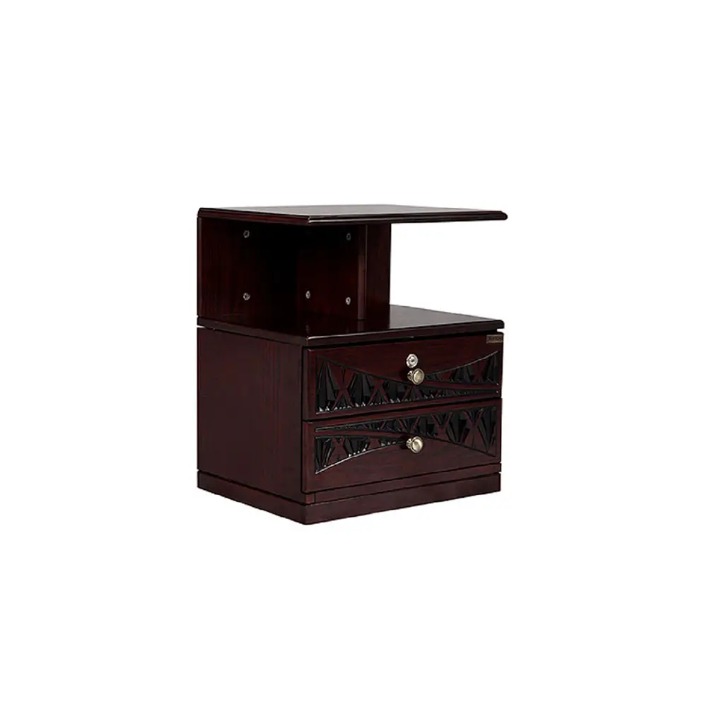 Buy Prince Bedside Table-Imported Beech Wood with Lockable Drawer | BFL