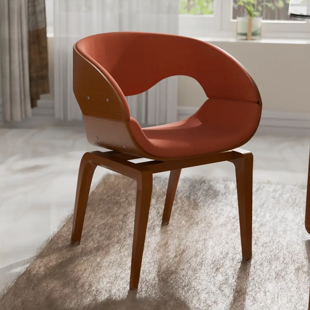 Austin Dining Chair Beech Wood, Soft Foam and Leather Upholstery | BFL