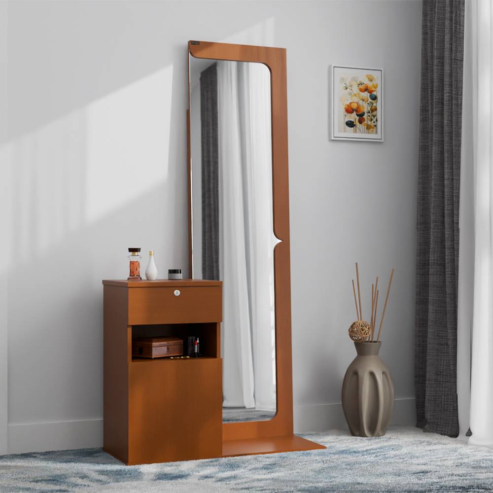 Angel Dressing Table Beech Wood, Mirror and Modern Design in BD | BFL